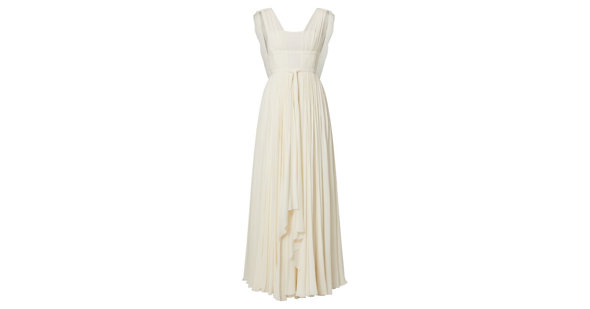 Draped Back Empire Gown - Luxury Dresses - Ready to Wear | Women 1ABCIE ...