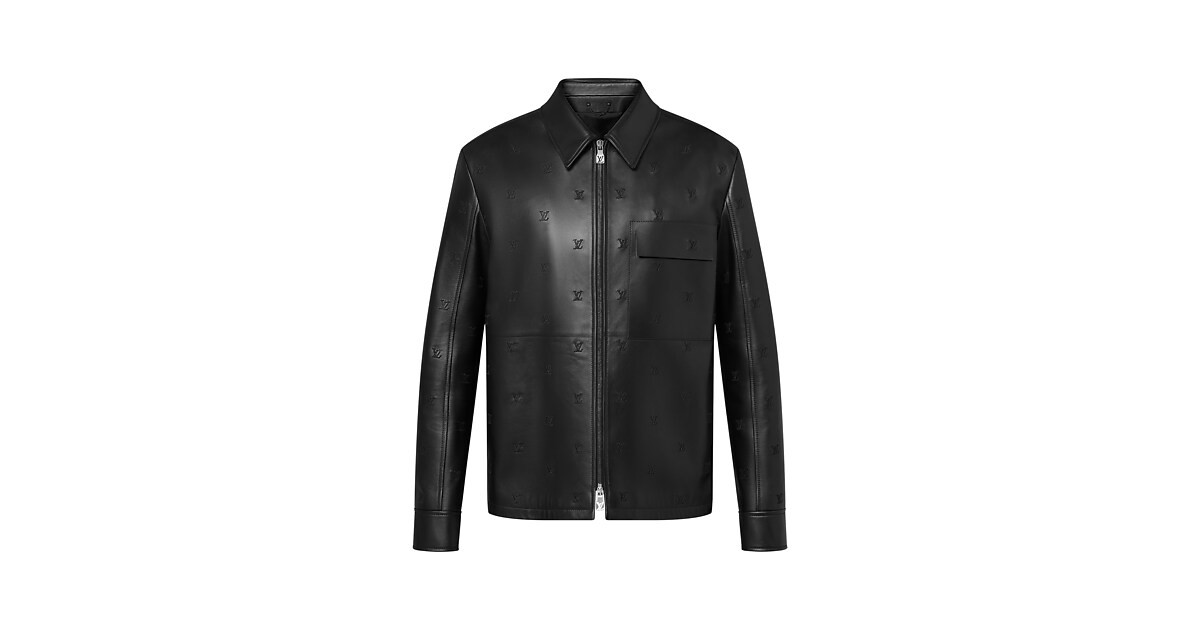 LV Blason Embroidered Leather Overshirt - Luxury Outerwear and Coats ...