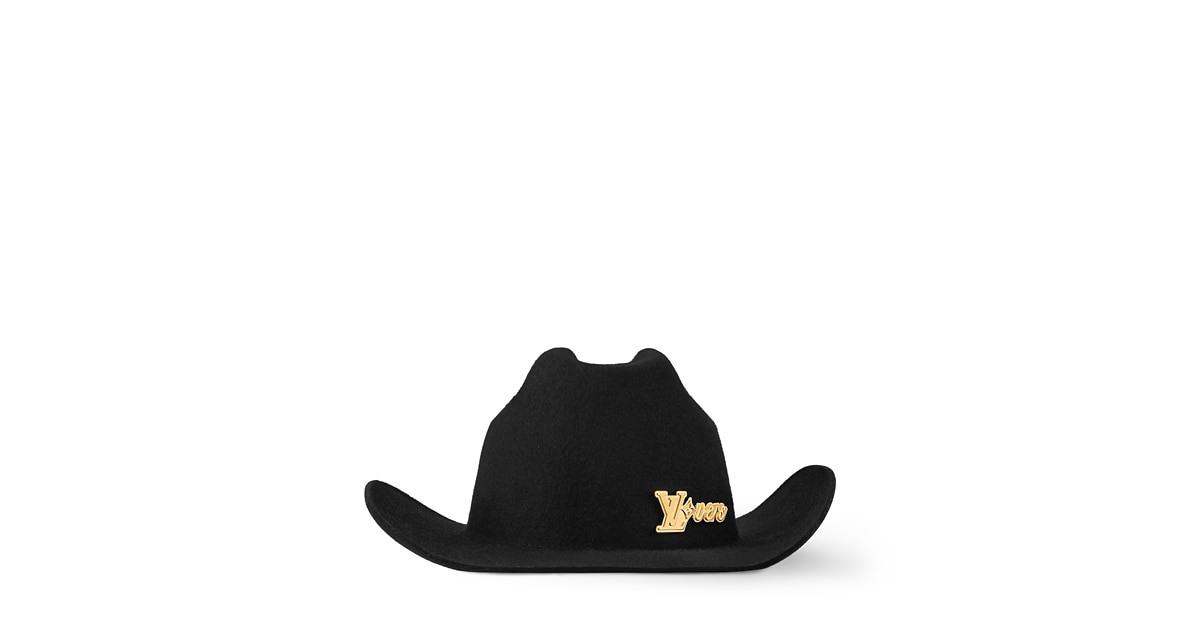 LV Vers Cowboy Hat - Luxury Hats, Beanies and Gloves - Accessories ...