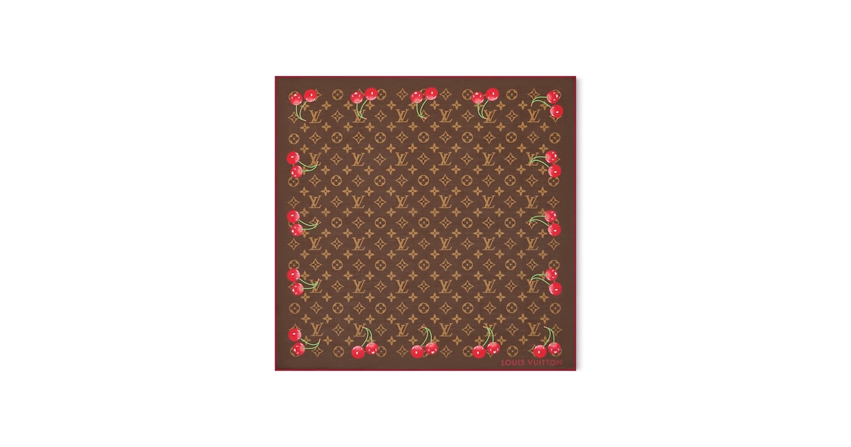 LV x TM Monogram Cerise Square 55 - Luxury Silk Squares and Bandeaus ...