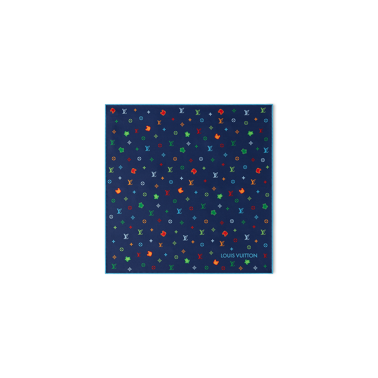 Allover LV Animals Pocket Square - Luxury Ties and Pocket Squares ...