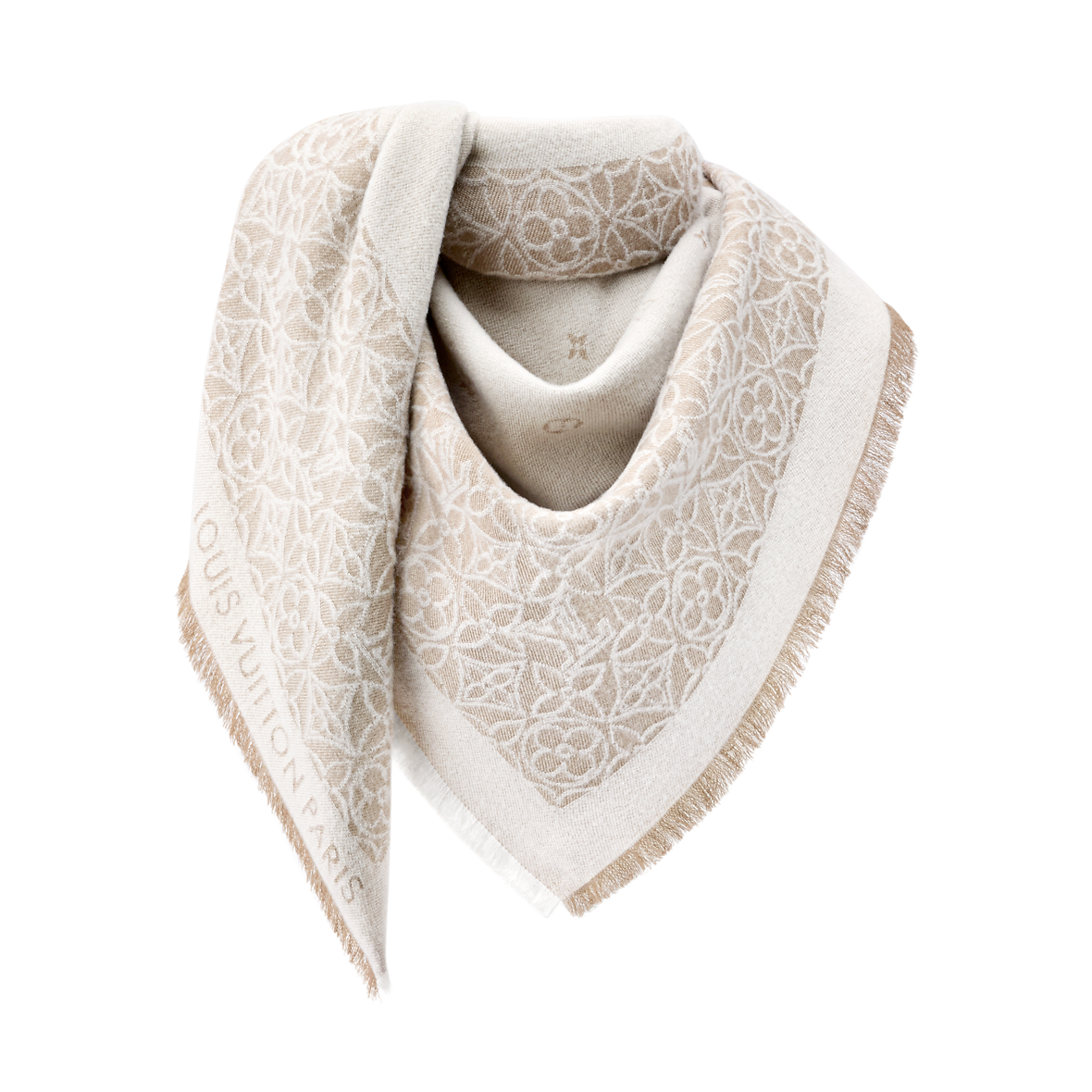 Cloudy Monogram Shawl - Luxury Shawls and Stoles - Accessories | Women ...