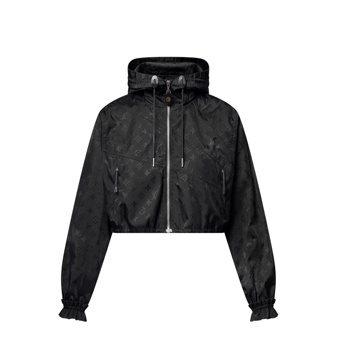 Cropped Monogram Windbreaker - Luxury Coats and Jackets - Ready to Wear ...