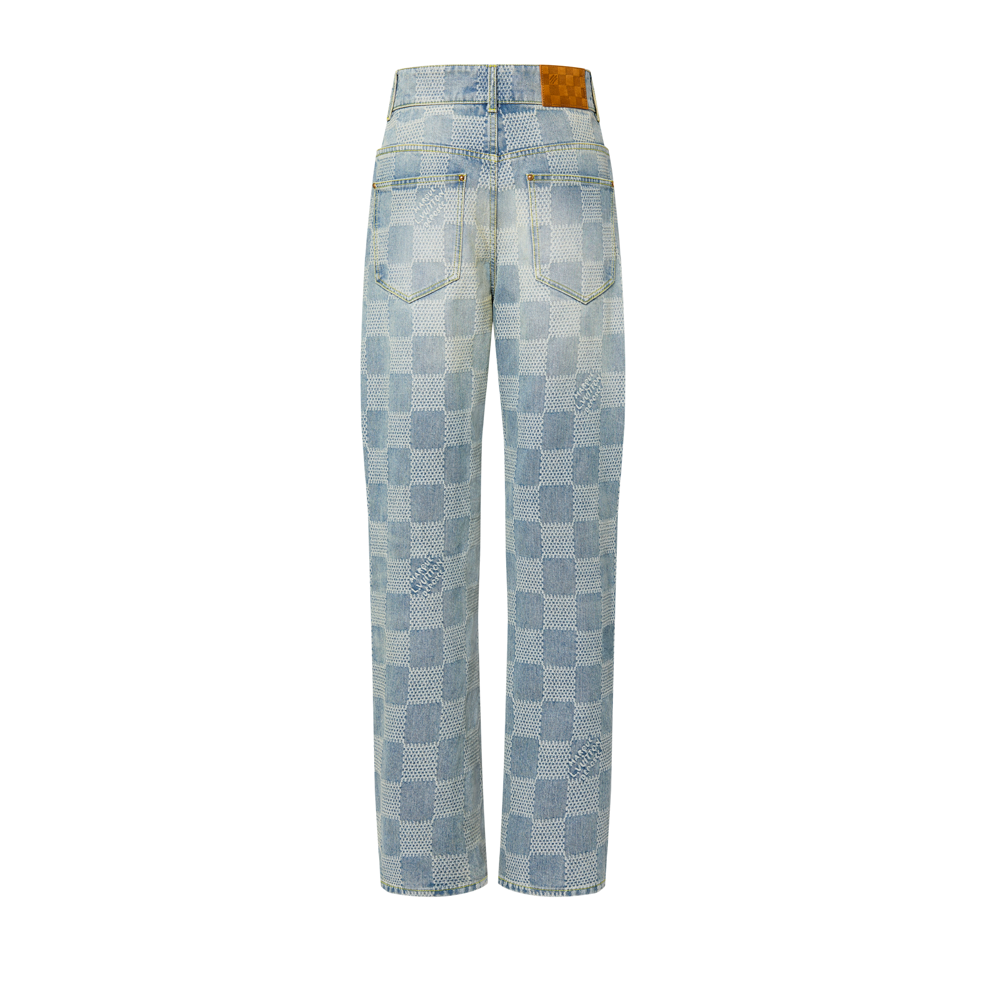 Damier Denim Skate Pants - Luxury Denim - Ready to Wear | Men | LOUIS ...