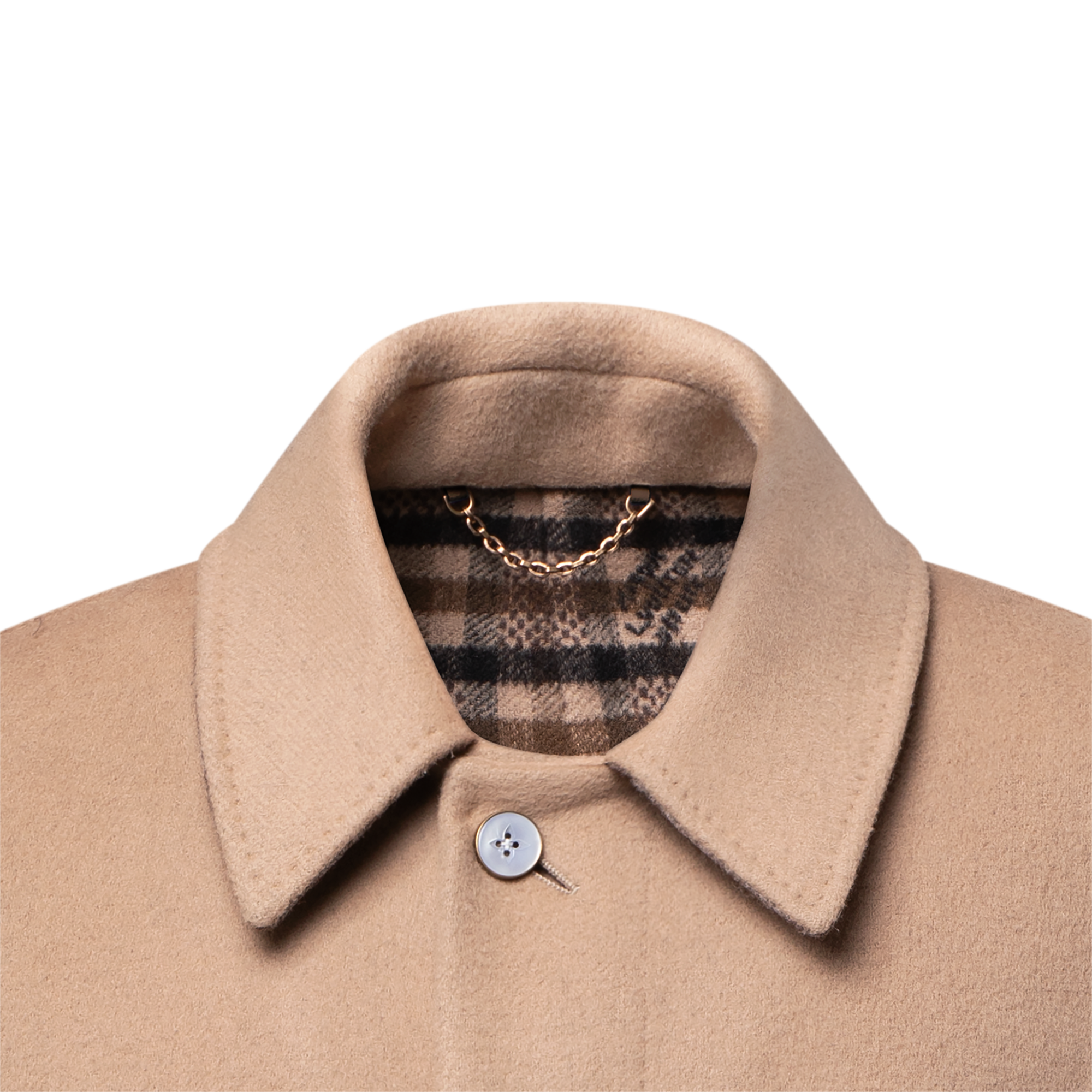 Double Face Car Coat With Signature Pocket - Luxury Outerwear and Coats ...