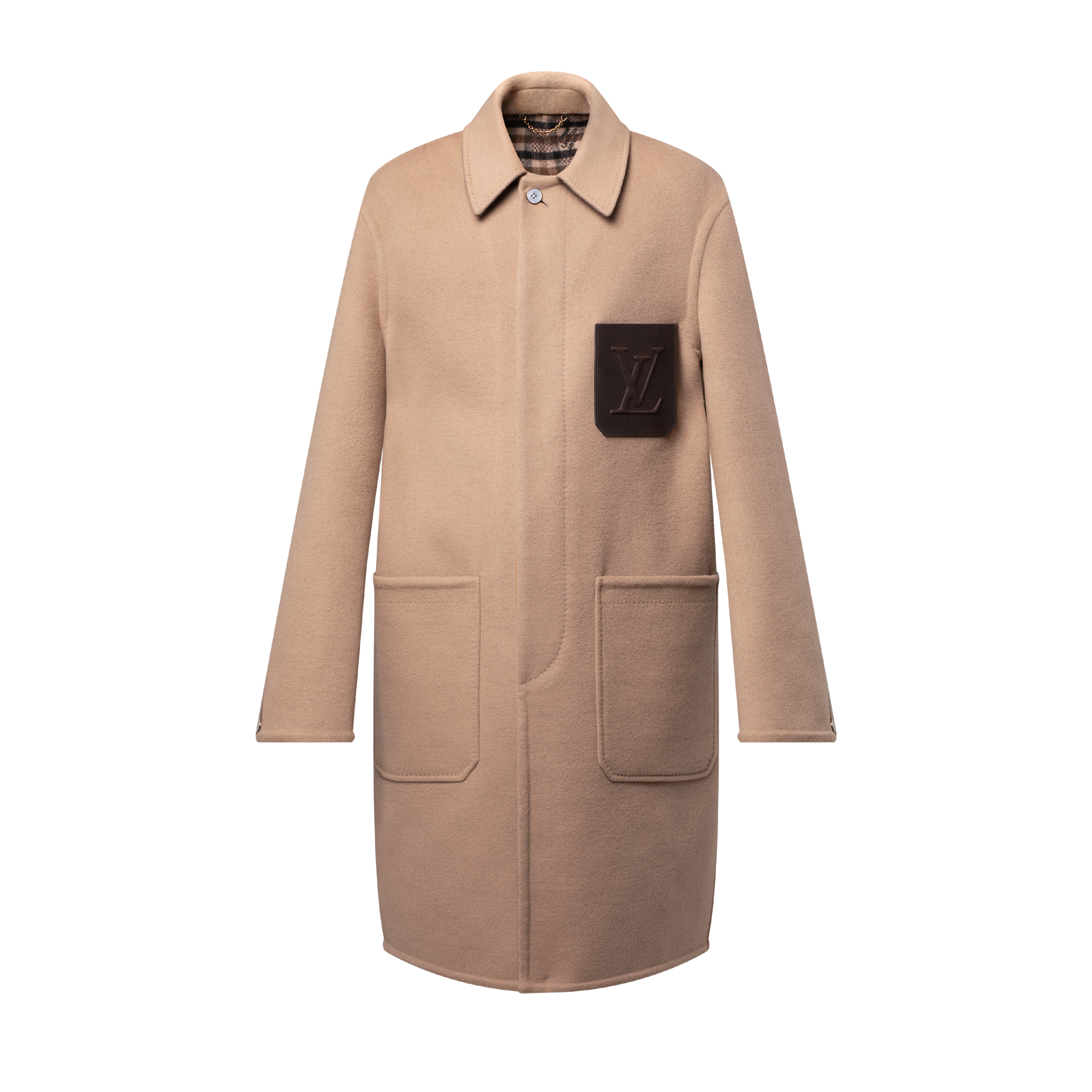 Double Face Car Coat With Signature Pocket - Luxury New Formal - For ...