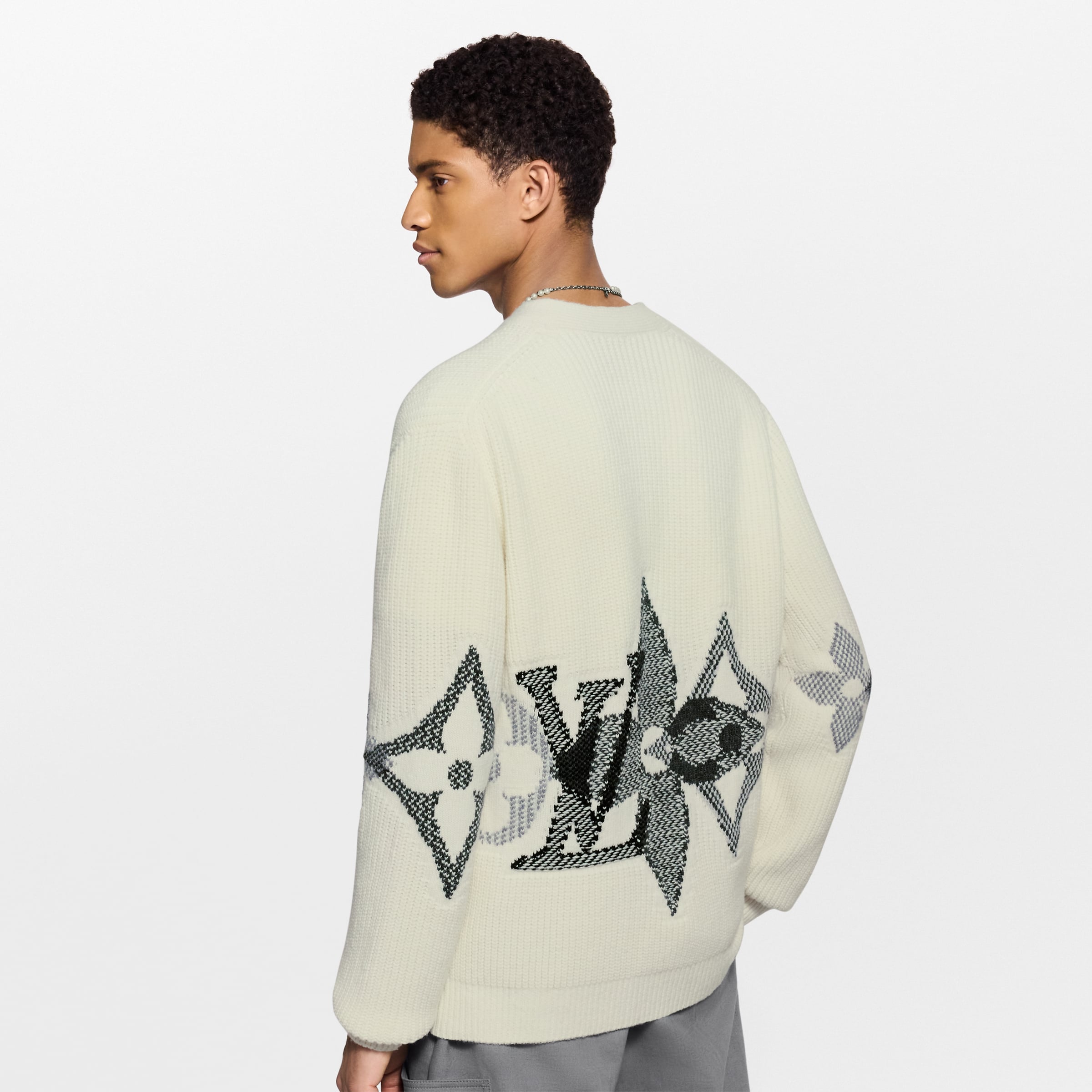 Graphic Knitted Cardigan - Luxury LV Ski - For Men | New | LOUIS VUITTON