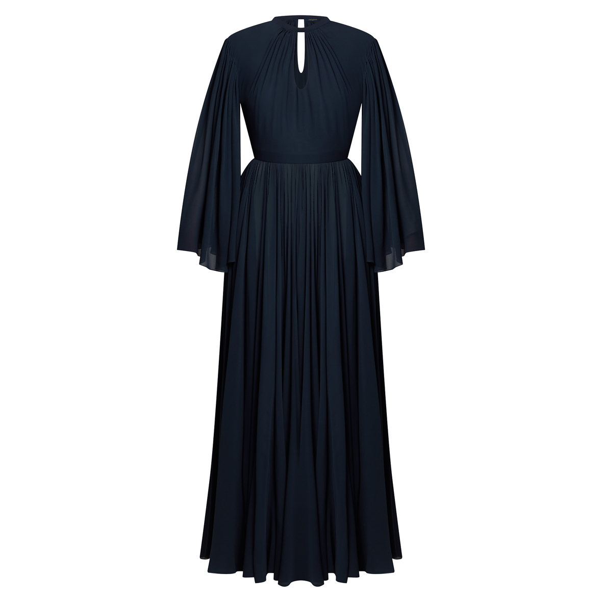 Long-Sleeved Keyhole Gown - Luxury Dresses - Ready to Wear | Women ...