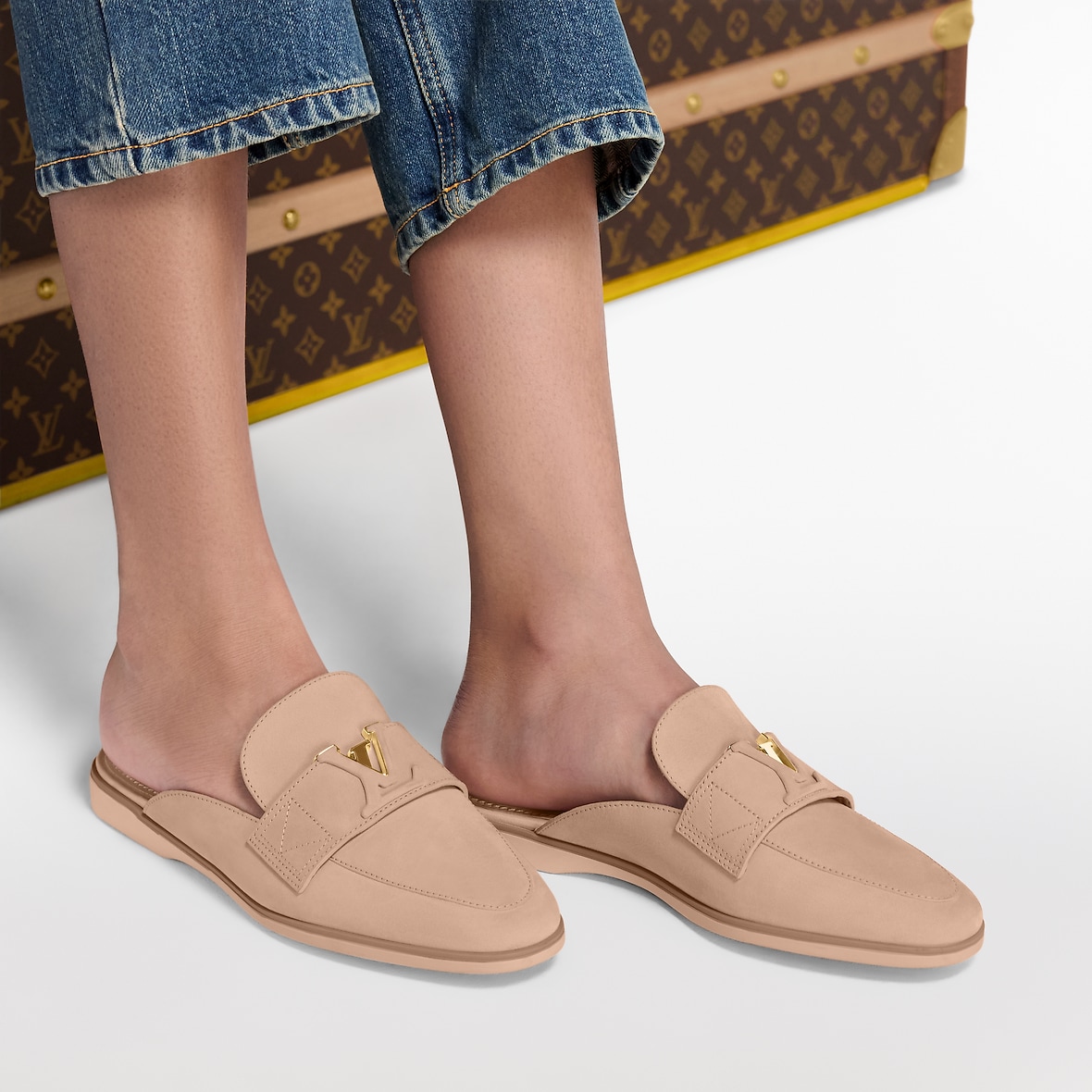 LV Mare Flex Open Back Loafer - Luxury Loafers and Ballerinas - Shoes ...