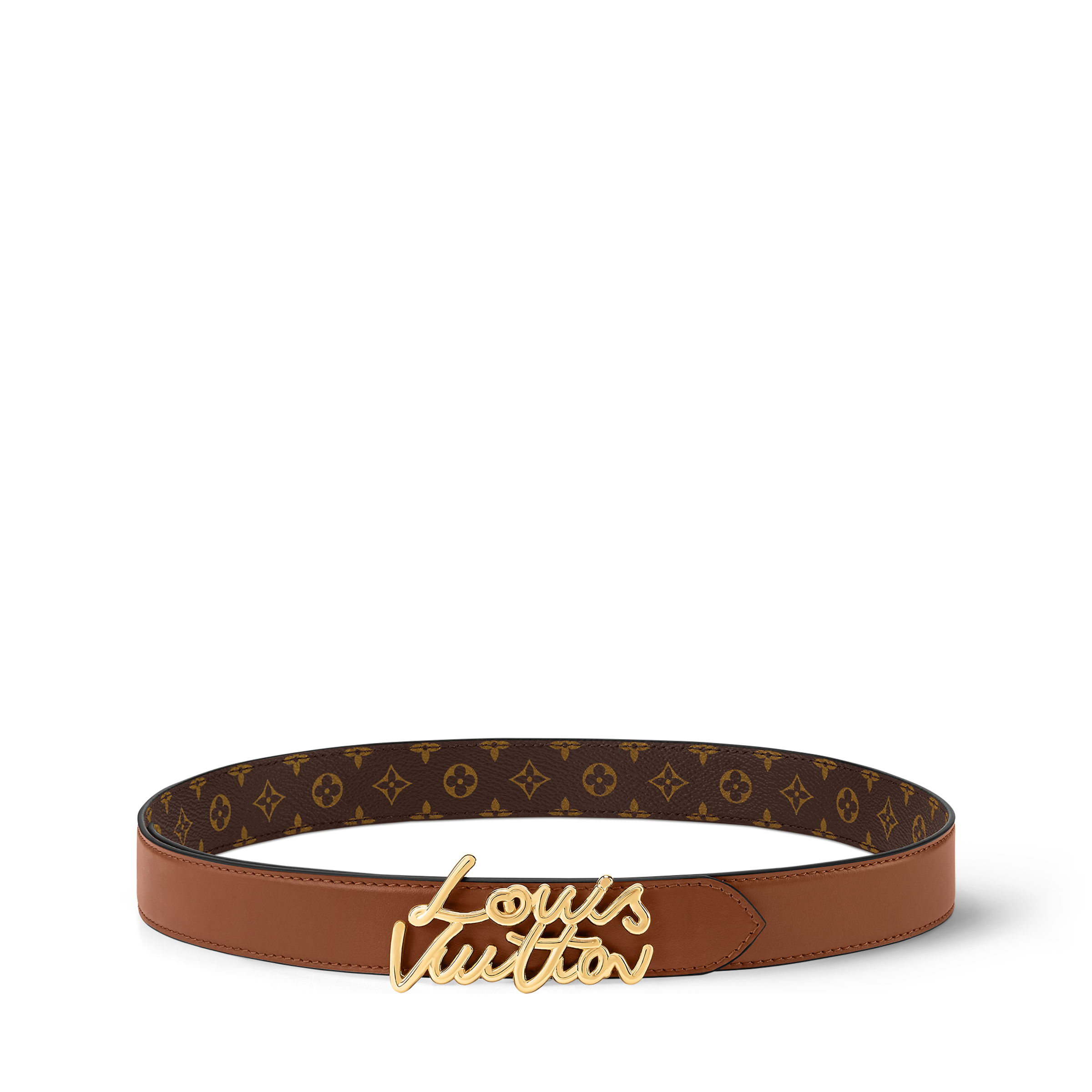 LV Script 30mm Belt - Luxury Belts - Accessories | Women M4516V | LOUIS ...