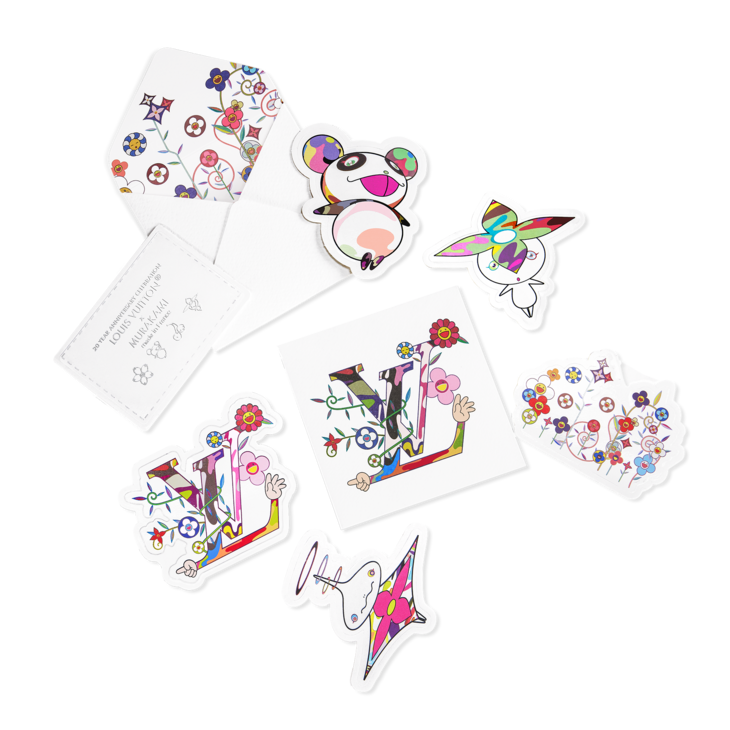 وشاح LV x TM Monogram Superflat Flowers المربع، مقاس 90 - مجموعة ربطات ...