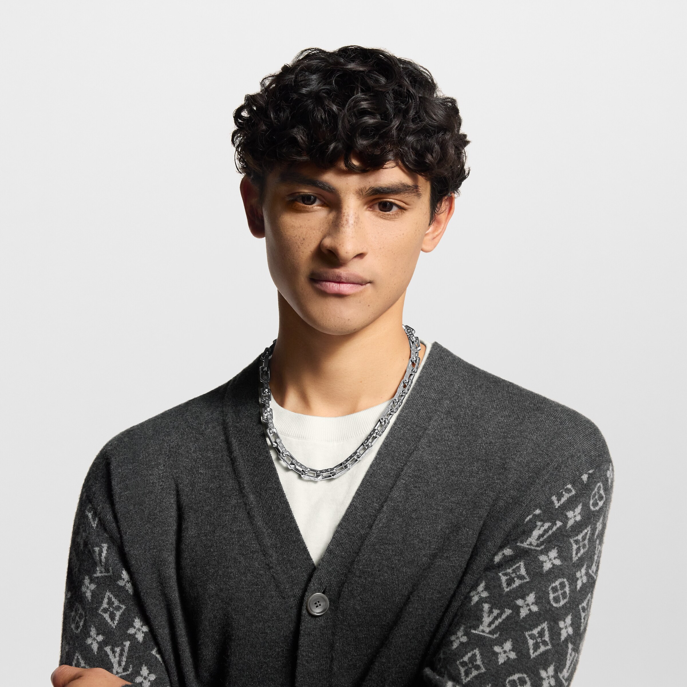 Monogram Chain Necklace - Luxury All Fashion Jewelry - Fashion Jewelry ...