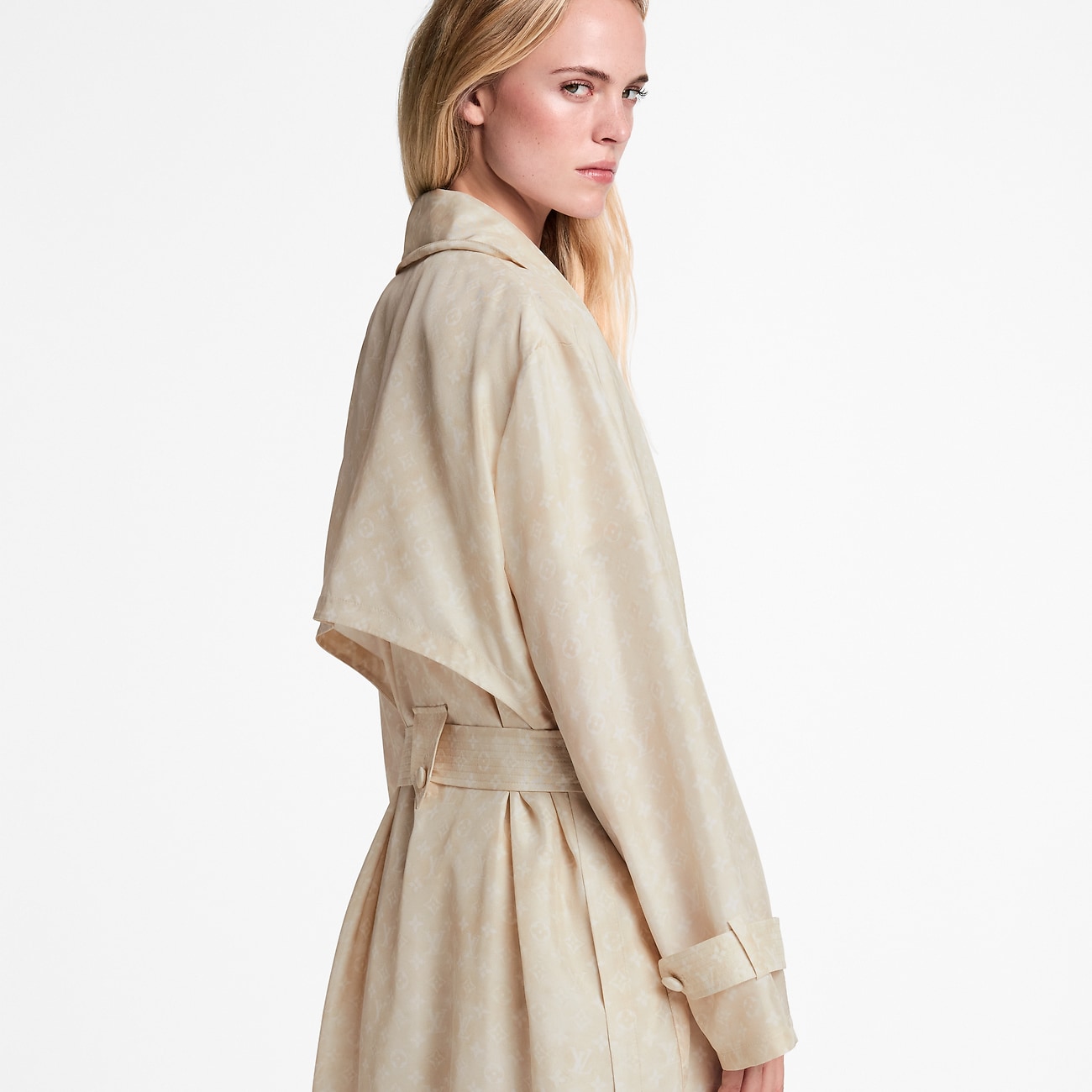 Monogram Silk Light Coat - Luxury Coats and Jackets - Ready to Wear ...