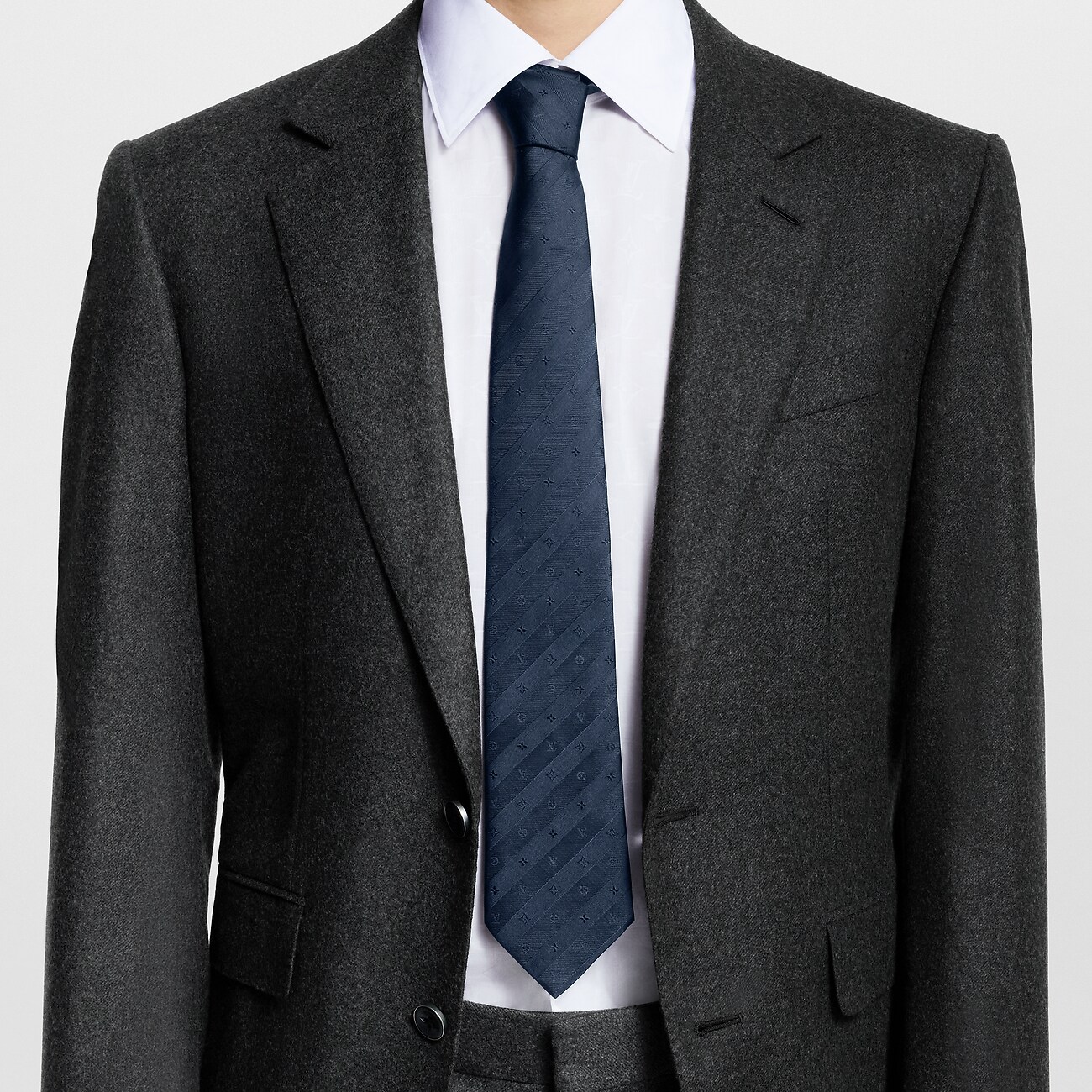 Monogram Stripy Tie - Luxury Ties and Pocket Squares - Accessories ...