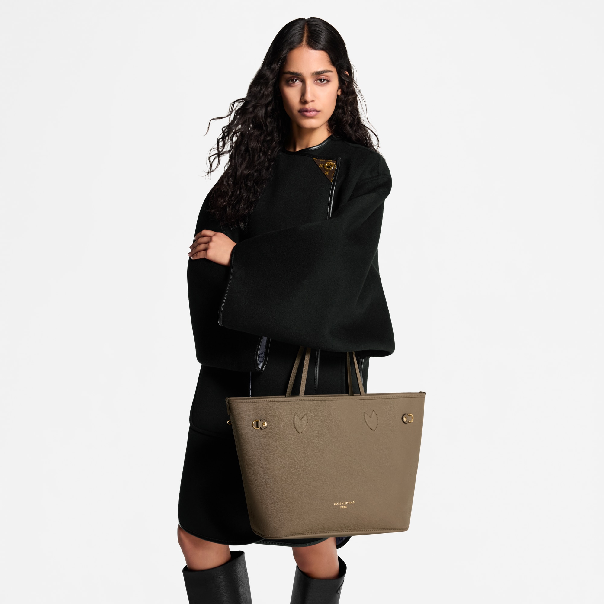 حقيبة Neverfull Inside Out MM - مجموعة LV Icons راقية - للنساء ...