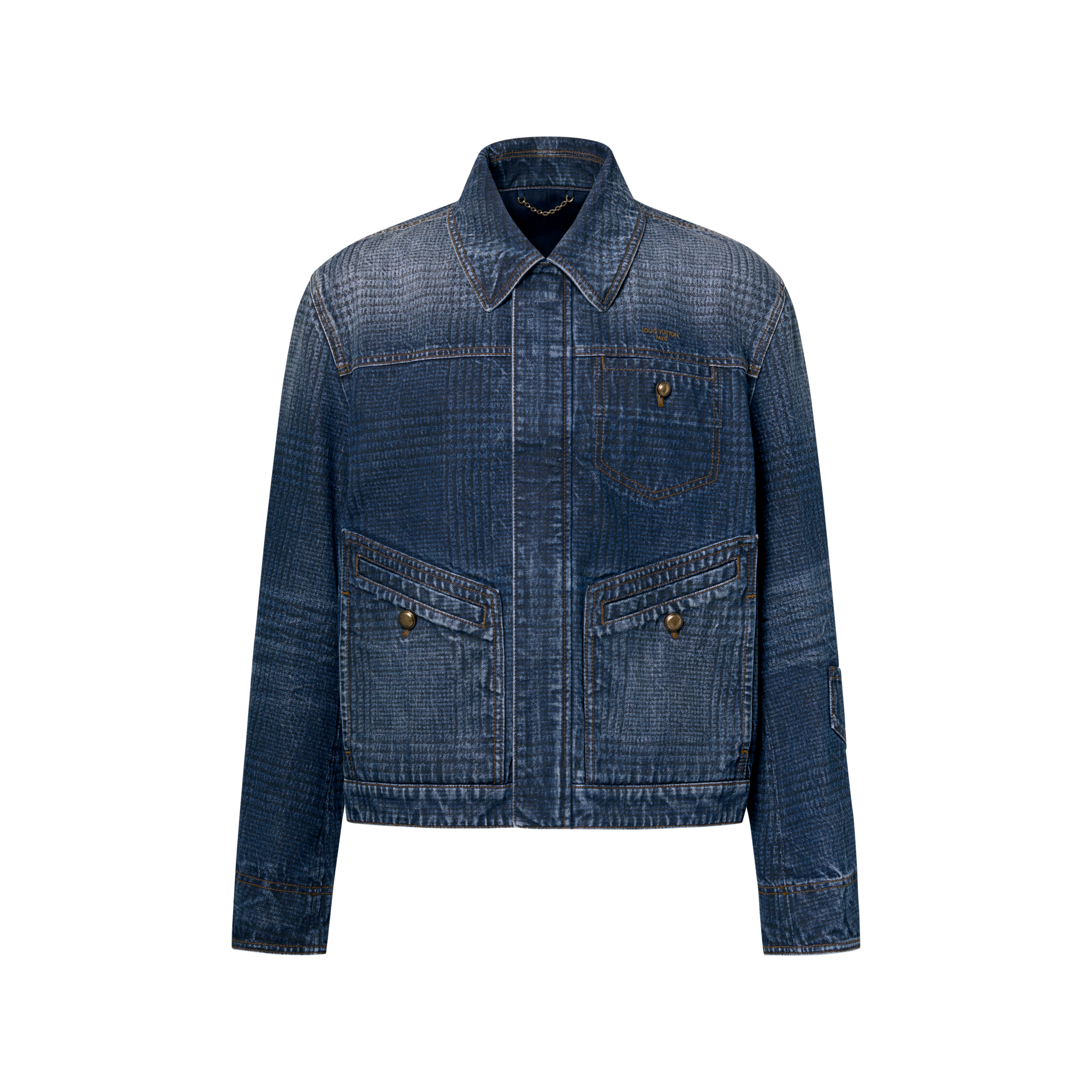 Printed Denim Workwear Jacket - Luxury Spring-Summer 2026 Show - For ...