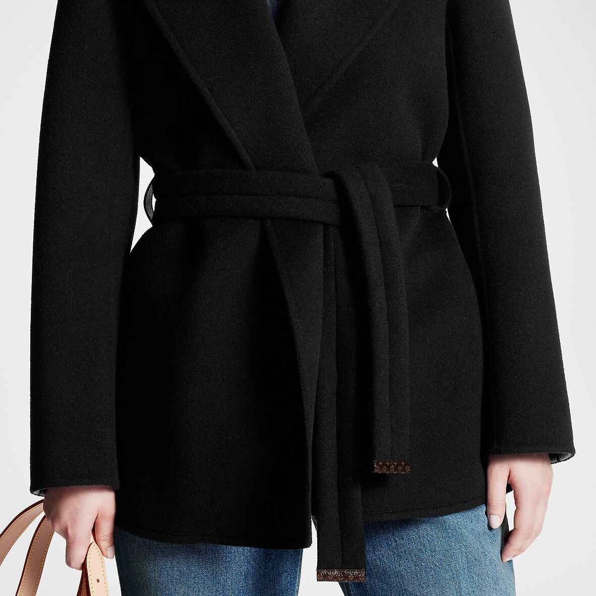 Signature Short Wrap Coat - Luxury Coats and Jackets - Ready to Wear ...